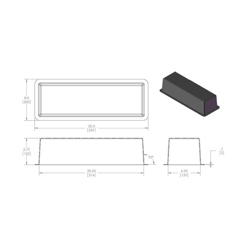20″x6″ Transition Box – Climax Marine Services